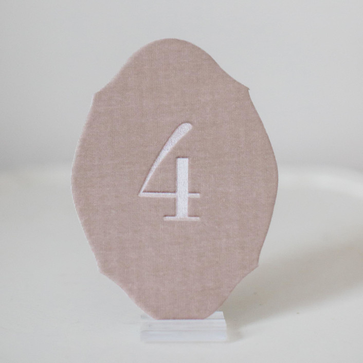 Oval Table Numbers - Mushroom Table Numbers by Velvet Raptor | Minted