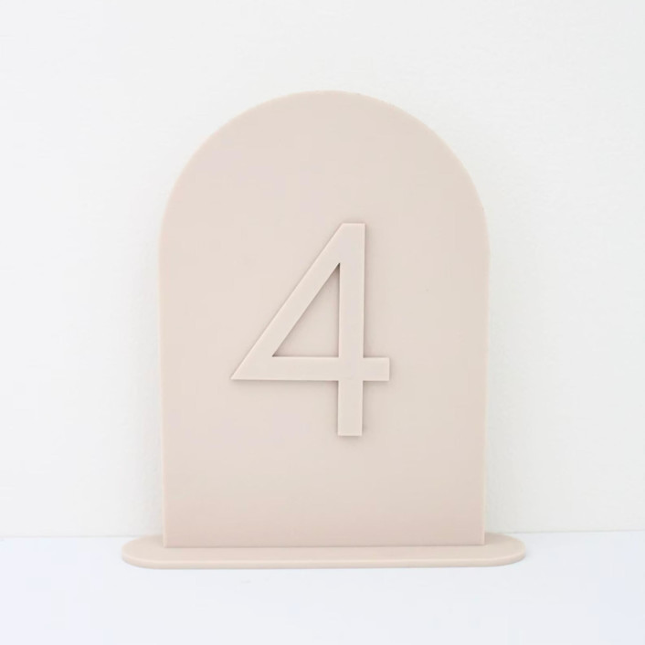 Sand Arch Table Numbers Table Numbers by Haven Print Co. | Minted