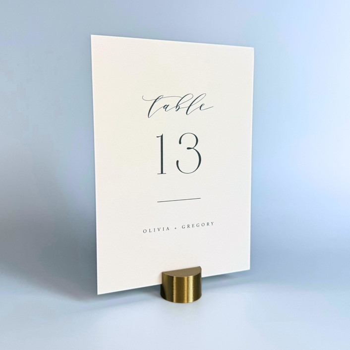 Gold place card stands store