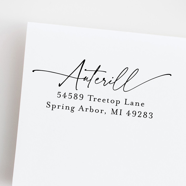 Whimsical Custom Address Stamp | Self Inking Address Stamps by Sara ...