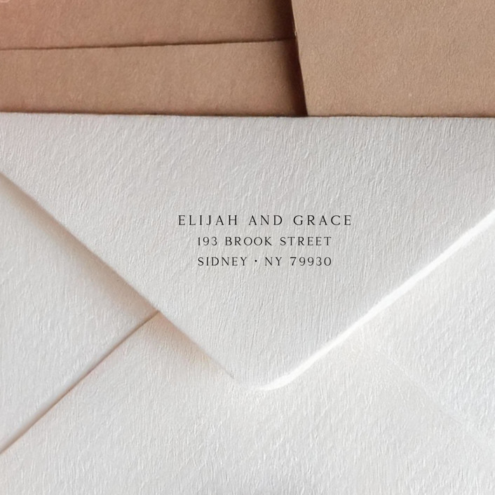 Simple 3 Line Self-Inking Return Address Stamp - Minimalistic Design ...