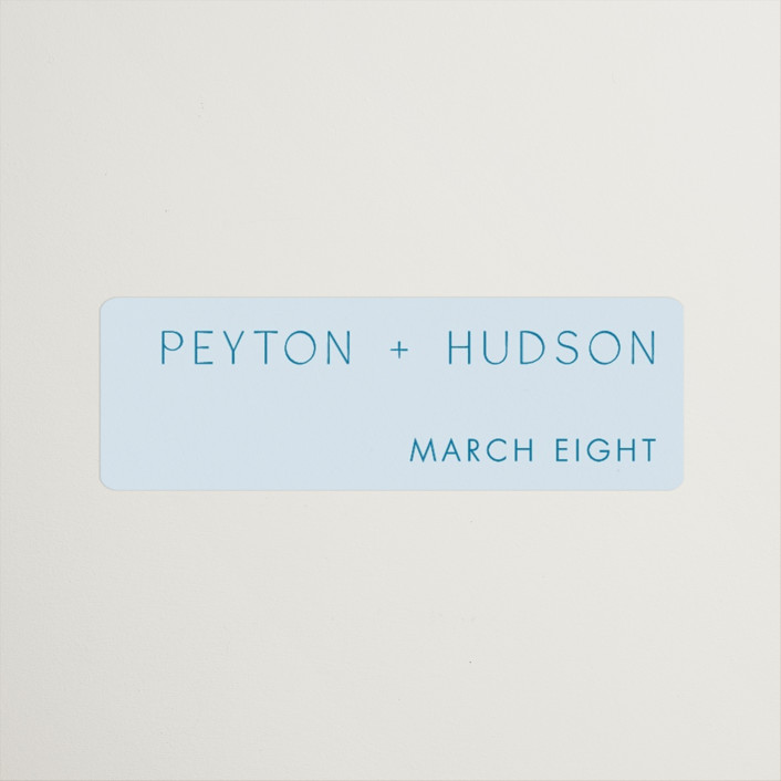 Juniper Wedding Favor Stickers by Blustery August | Minted