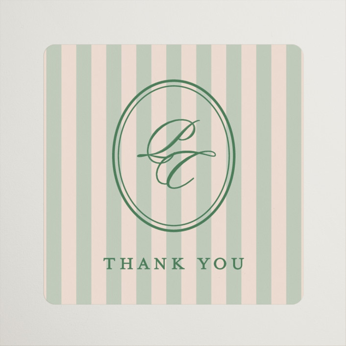 Scripted Wedding Favor Stickers by Creo Study | Minted