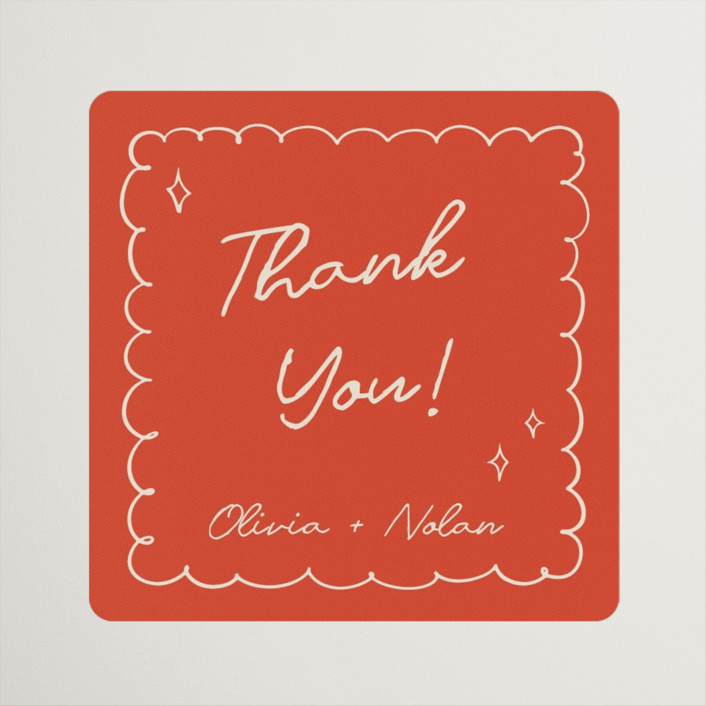 Party On! Wedding Favor Stickers by Zove Ahhh | Minted