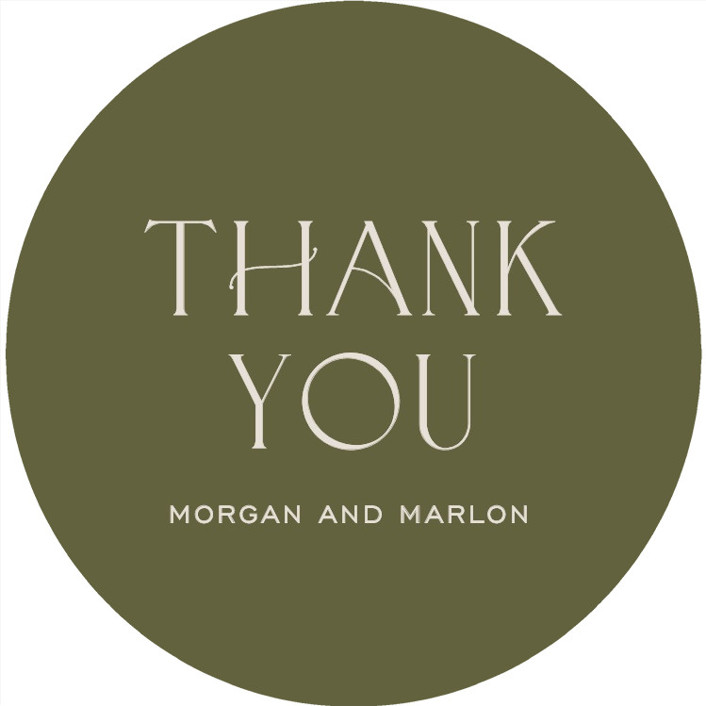 Eisin Wedding Favor Stickers by Pati Cascino | Minted