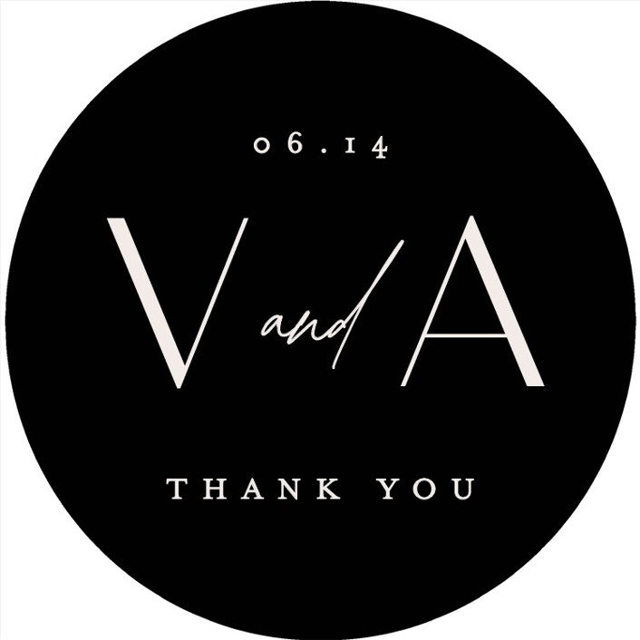 Ascent Wedding Favor Stickers by Erica Krystek | Minted