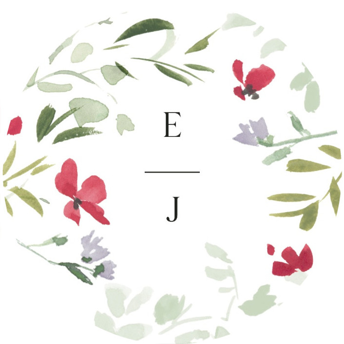 Brynn Wedding Favor Stickers by Everett Paper Goods | Minted