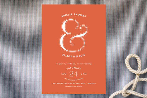 Curved Print-It-Yourself Wedding Invitations | Minted